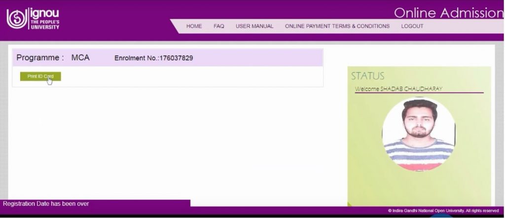 IGNOU Identity Card 2020 - Download, Check Status, Duplicate ID Card
